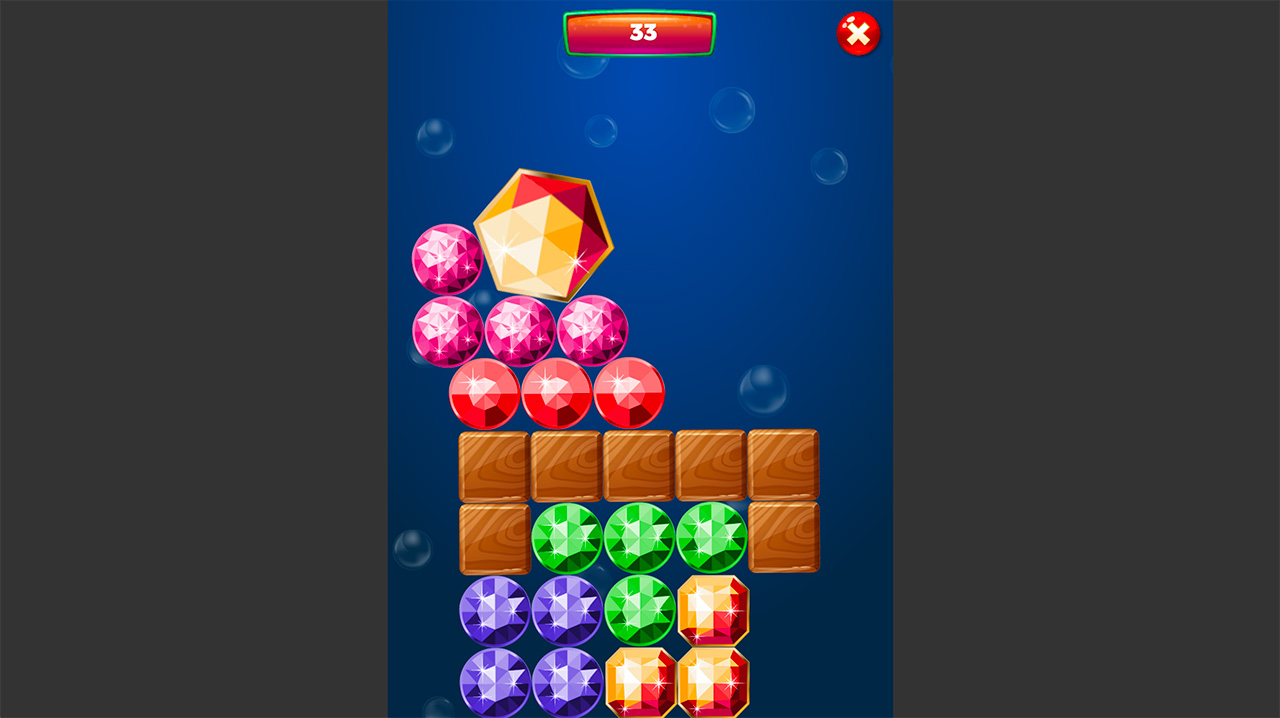 Hexagon Physics - Casual Physics Game by raizensoft | CodeCanyon