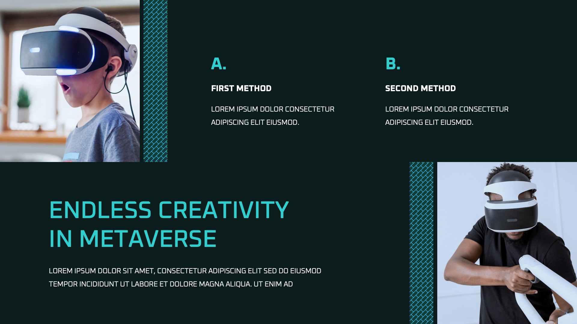 Being - Metaverse Presentation Template PowerPoint, Presentation Templates