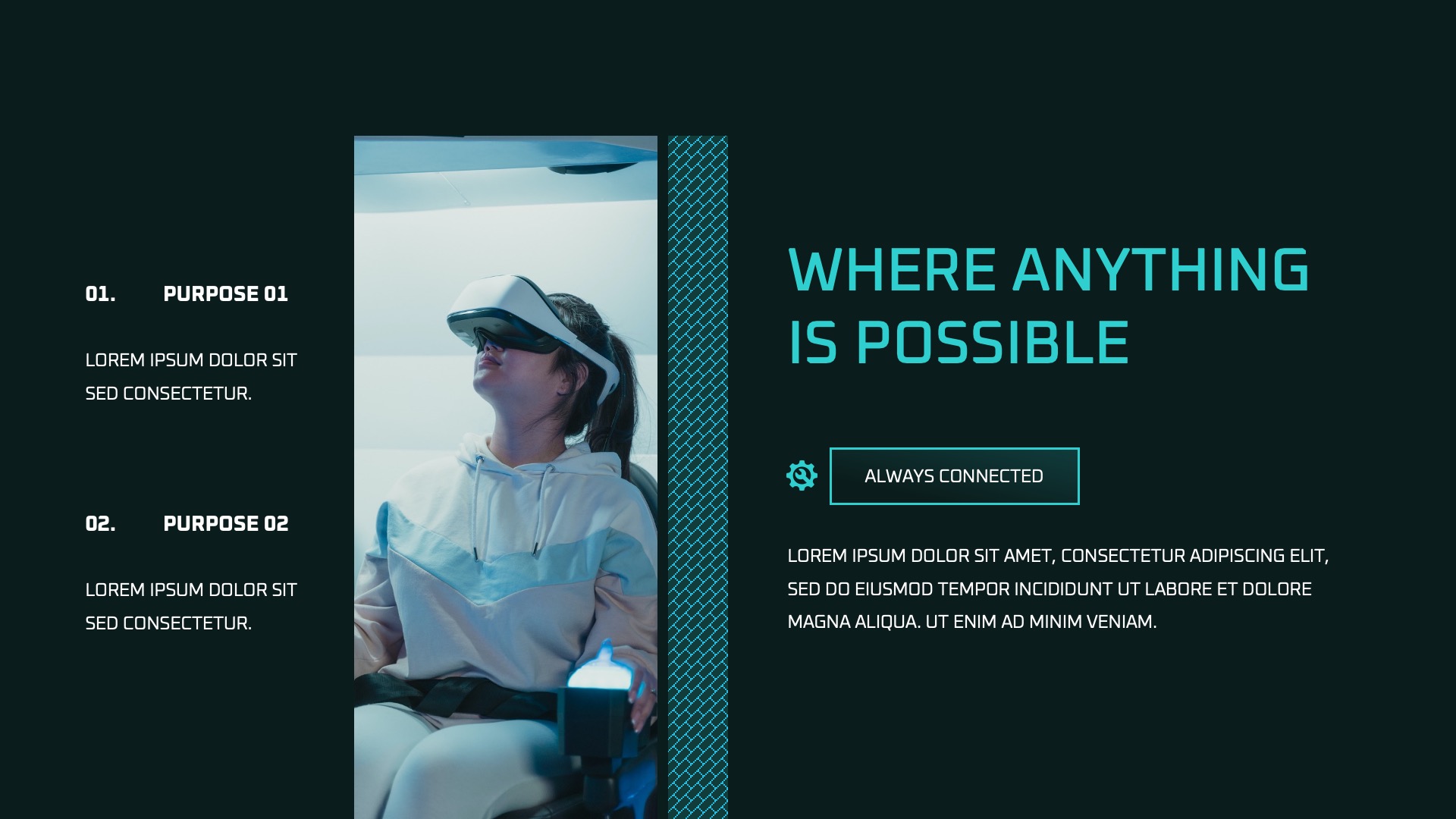 Being - Metaverse Presentation Template PowerPoint, Presentation Templates