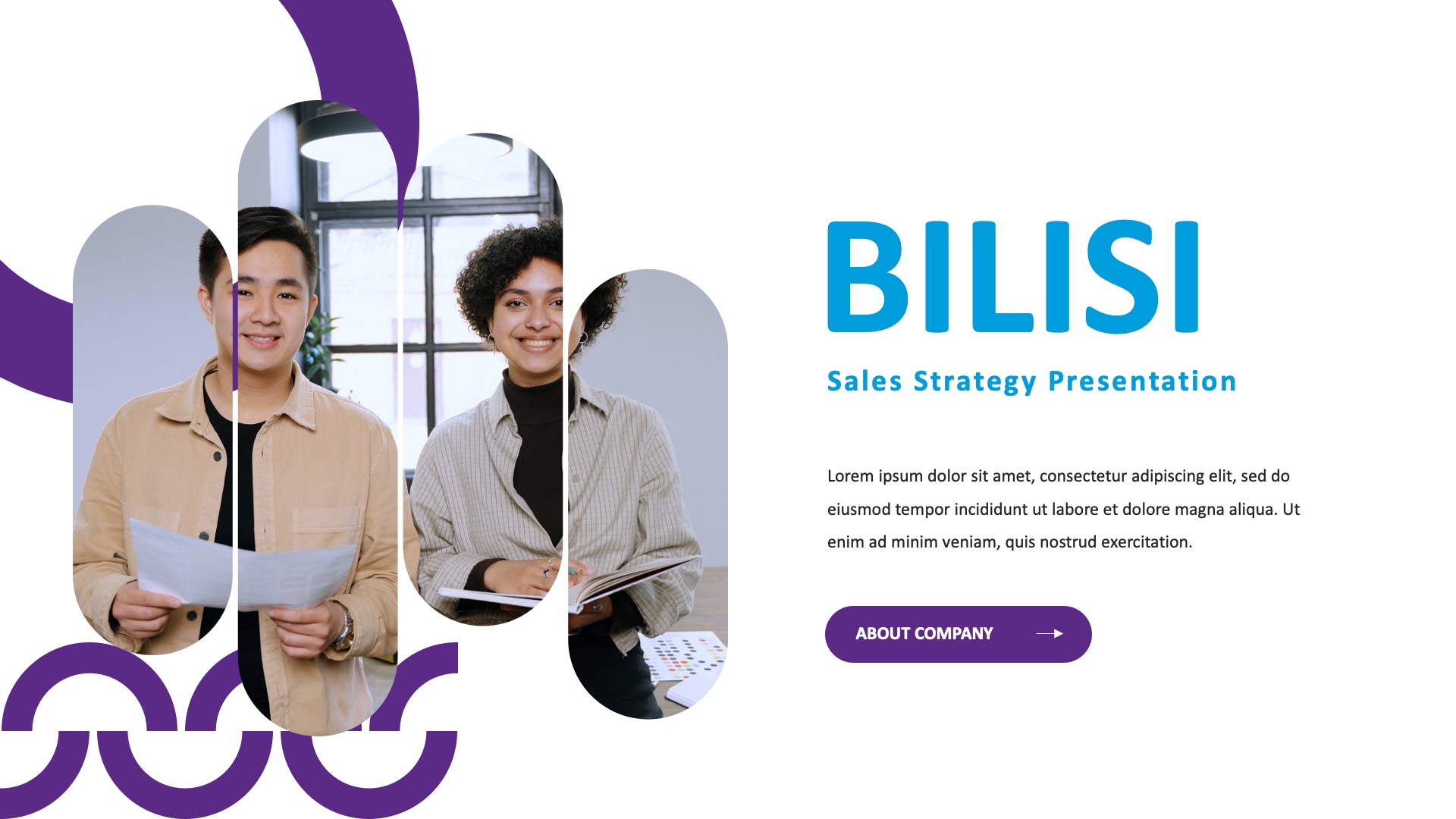Bilisi - Sales Strategy Presentation PowerPoint, Presentation Templates