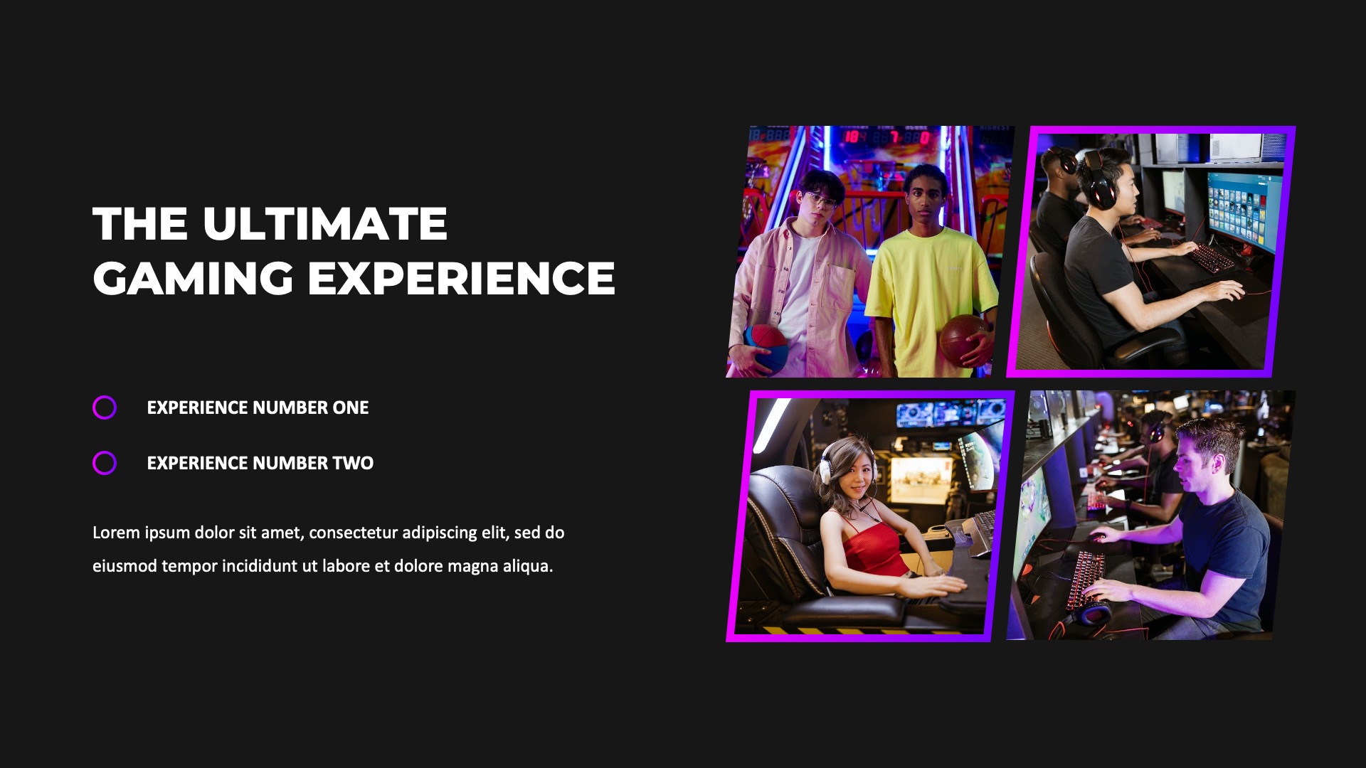 Under - Gaming Presentation Template Google Slides, Presentation Templates
