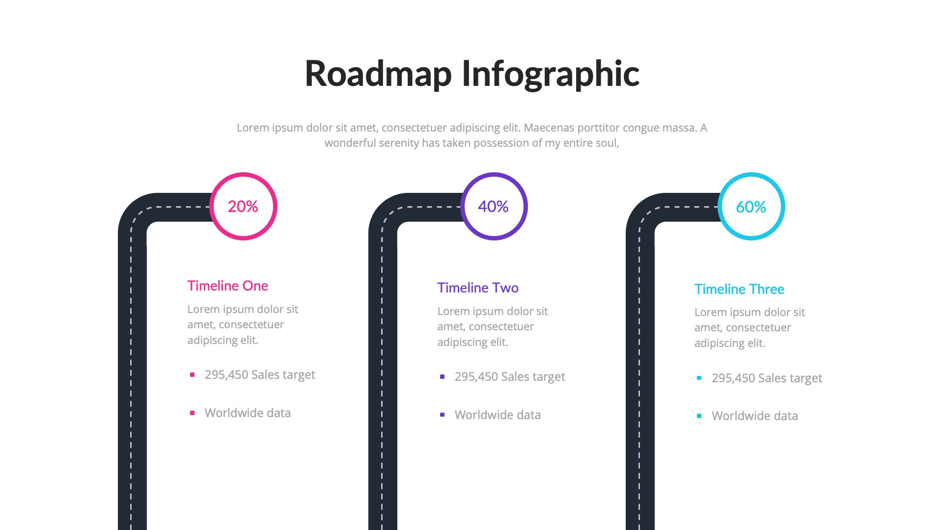 Roadmap Infographic Presentation Google Slides, Presentation Templates