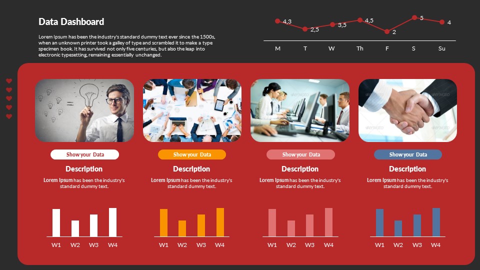 Progress Dashboards PowerPoint Presentation Template, Presentation ...