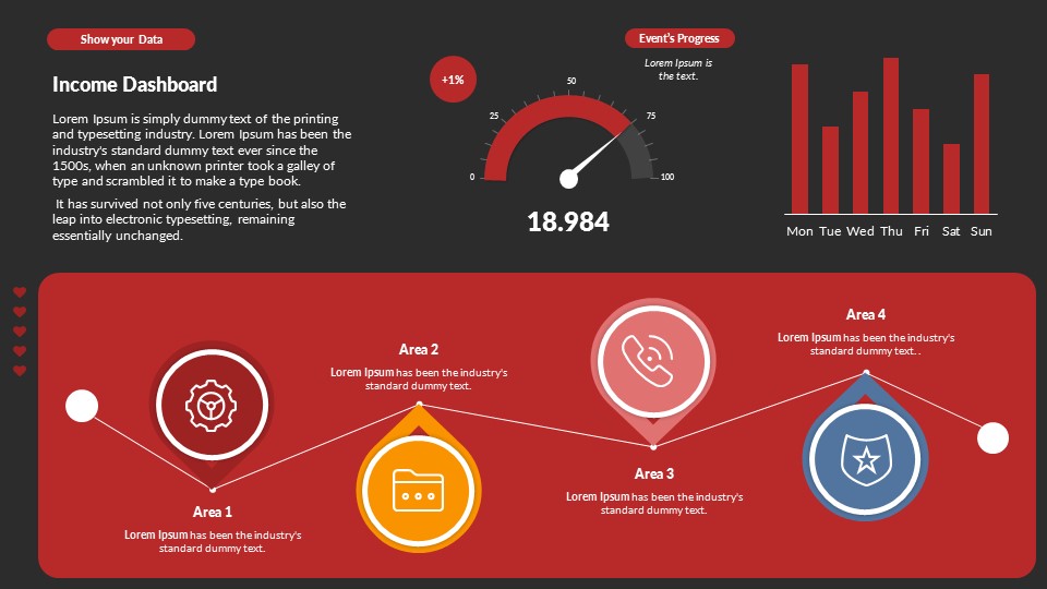 Progress Dashboards PowerPoint Presentation Template, Presentation ...