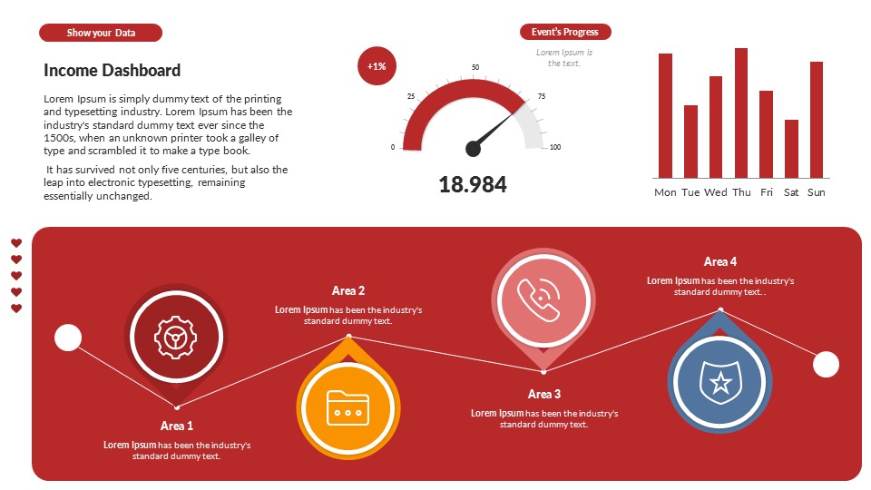 Progress Dashboards PowerPoint Presentation Template, Presentation ...