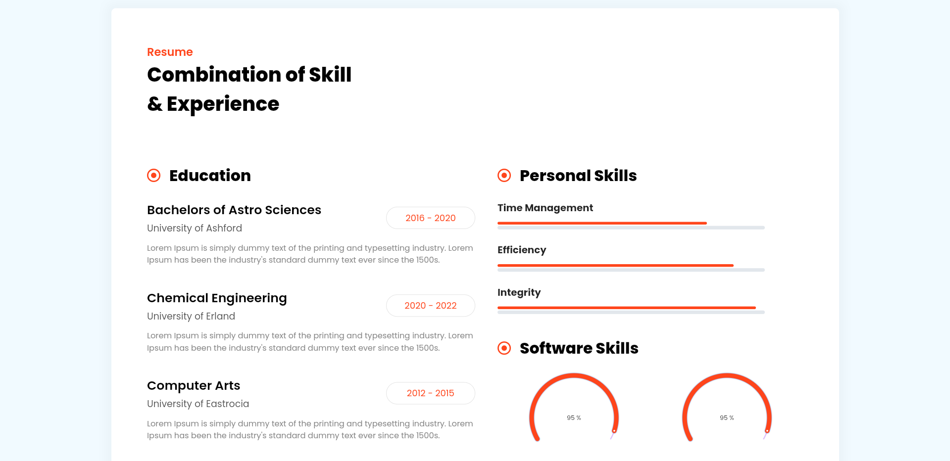 Fizzux - Personal Resume Flutter UI Web App by Fizzux | CodeCanyon