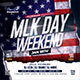 MLK Day Weekend Flyer, Print Templates | GraphicRiver