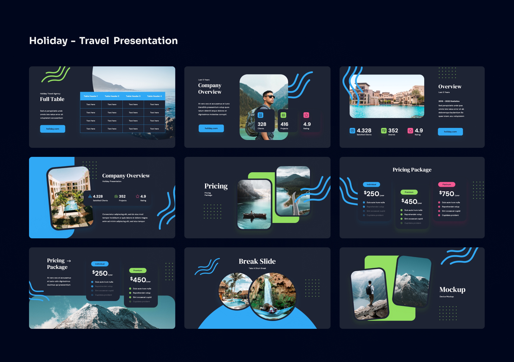 Holiday - Travel PowerPoint Presentation, Presentation Templates ...
