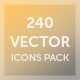 240 Vector Icons Pack, Icons | GraphicRiver