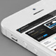 White Phone 5 and Website | App Mockup, Graphics | GraphicRiver