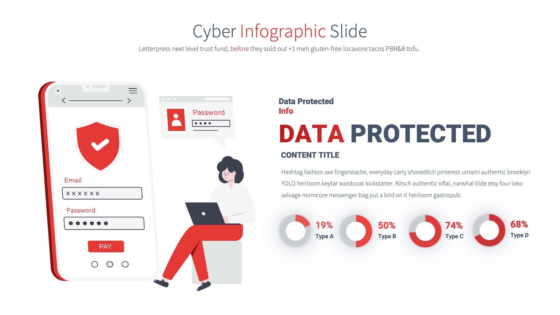 Cyber - PowerPoint Infographics Slides, Presentation Templates ...