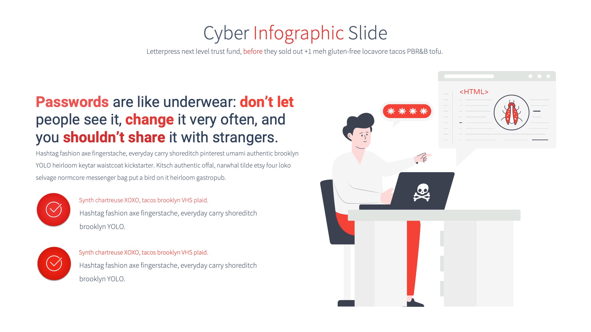 Cyber - PowerPoint Infographics Slides, Presentation Templates ...