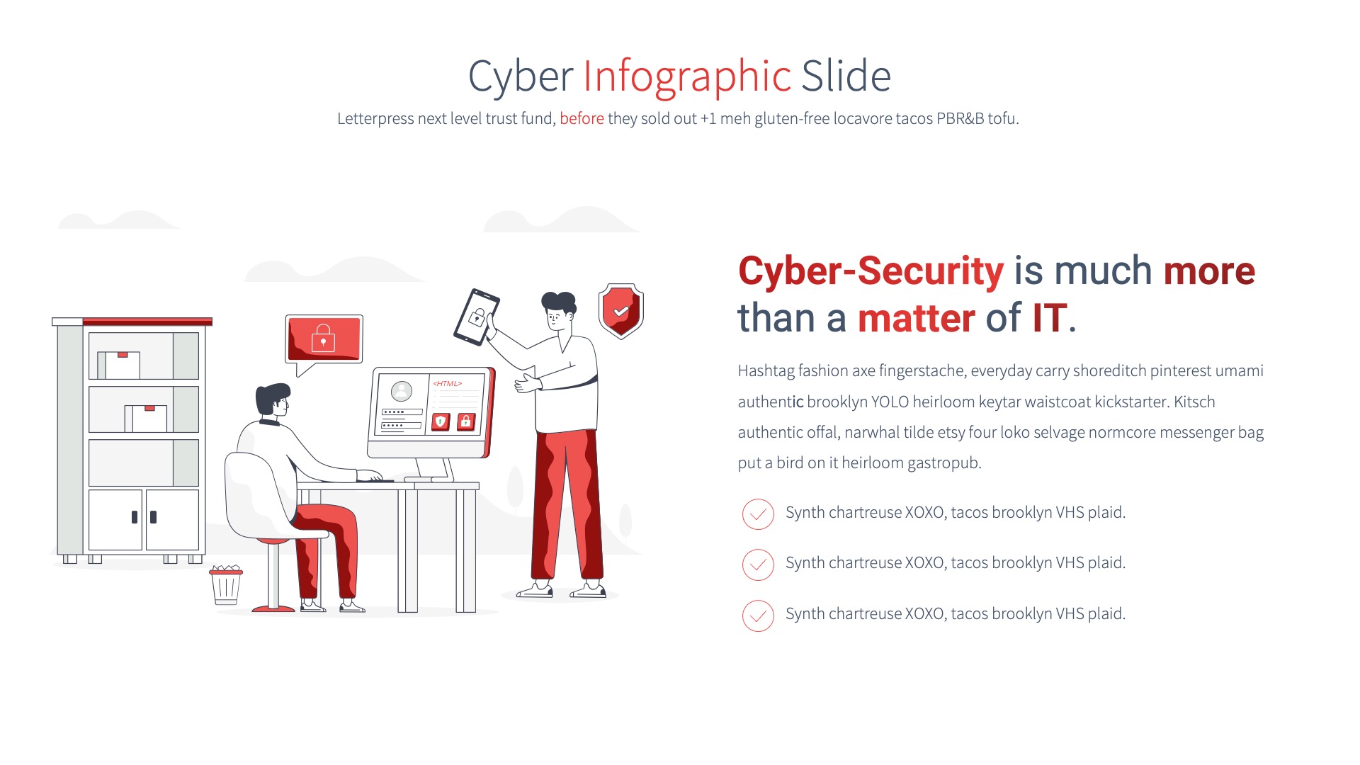 Cyber - PowerPoint Infographics Slides, Presentation Templates ...