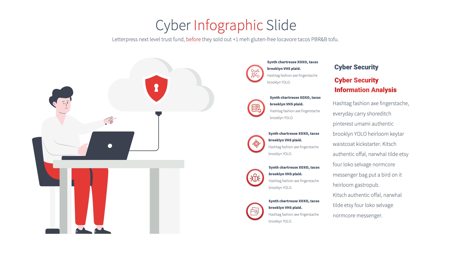 Cyber - PowerPoint Infographics Slides, Presentation Templates ...
