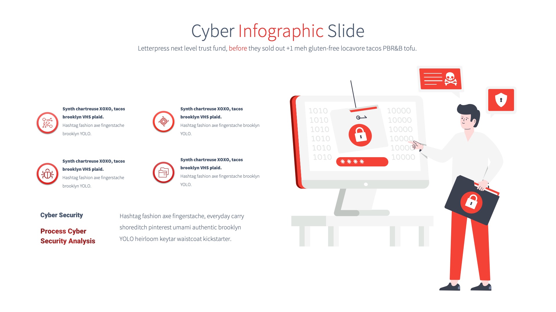 Cyber - PowerPoint Infographics Slides, Presentation Templates ...