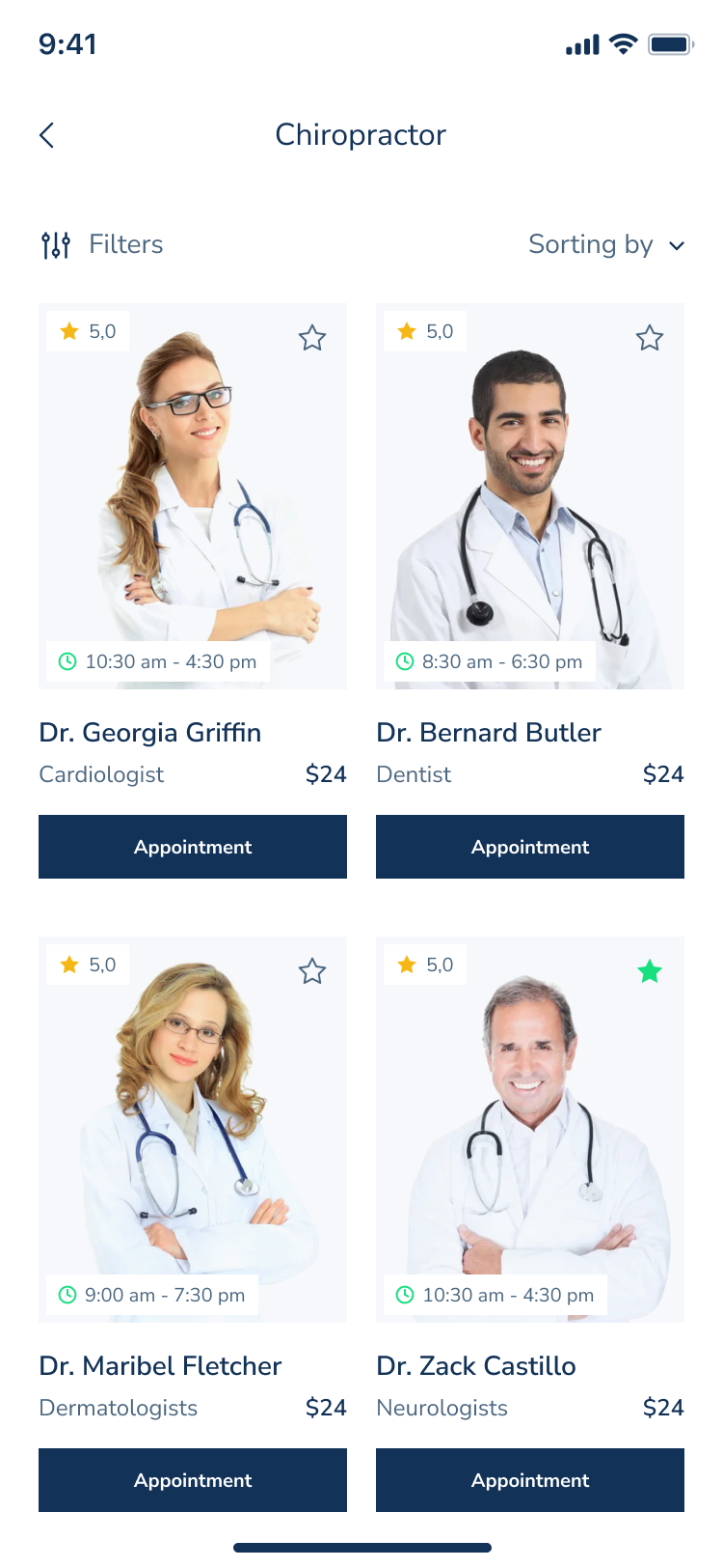 Demical - Medical Center App Figma UI Template by George_Fx | ThemeForest