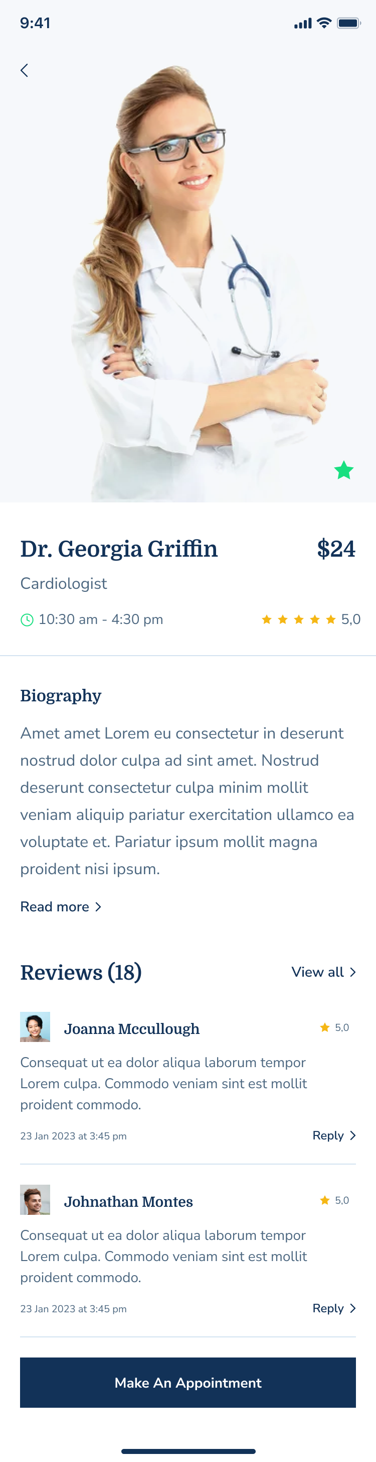 Demical - Medical Center App Figma UI Template by George_Fx | ThemeForest