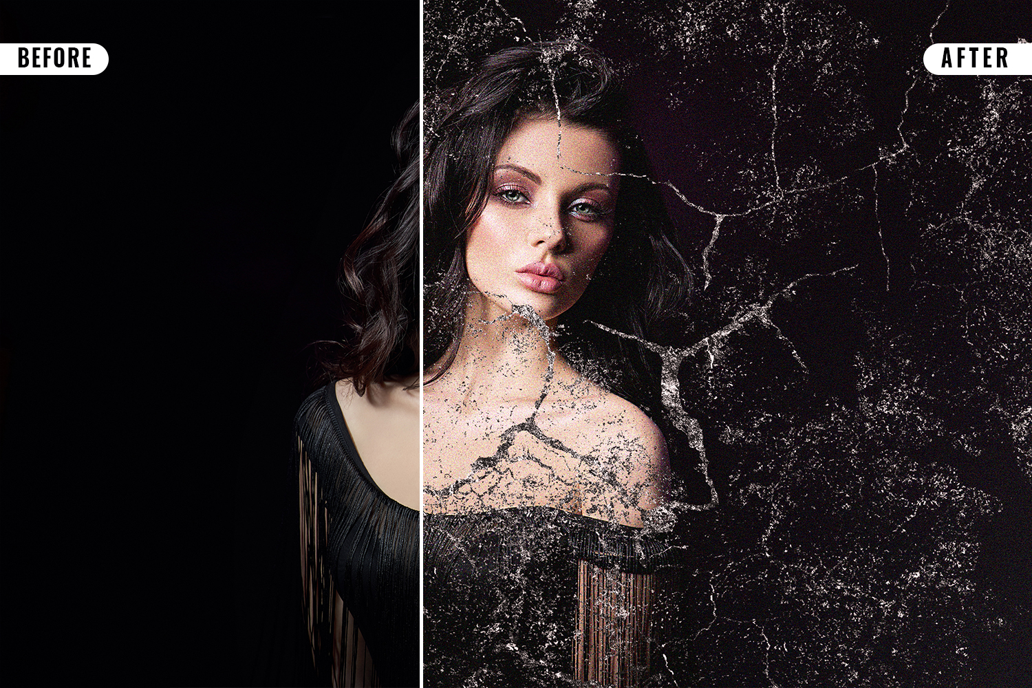 Craked Wall Photo Effect, Add-ons | GraphicRiver