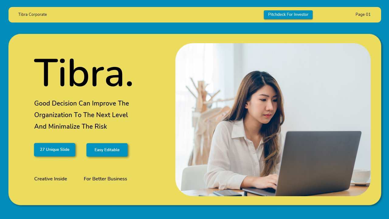 Tibra - Pitch Deck For Investor, Presentation Templates | GraphicRiver