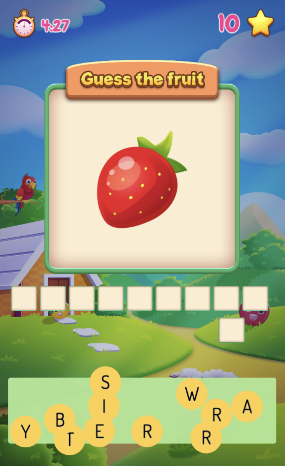 Guess The Fruit - Kid Word Game (Phaser 3) by shohan4556 | CodeCanyon