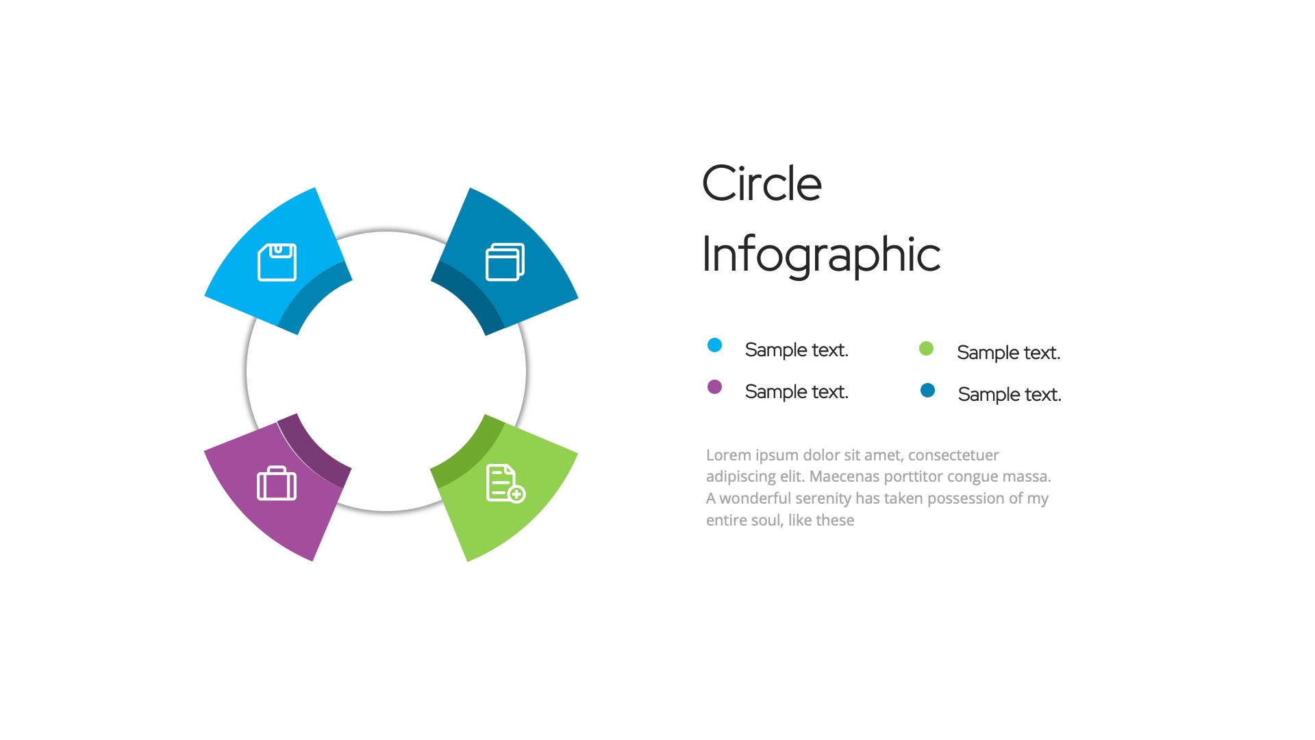 Circle Infographic Presentation Keynote, Presentation Templates ...