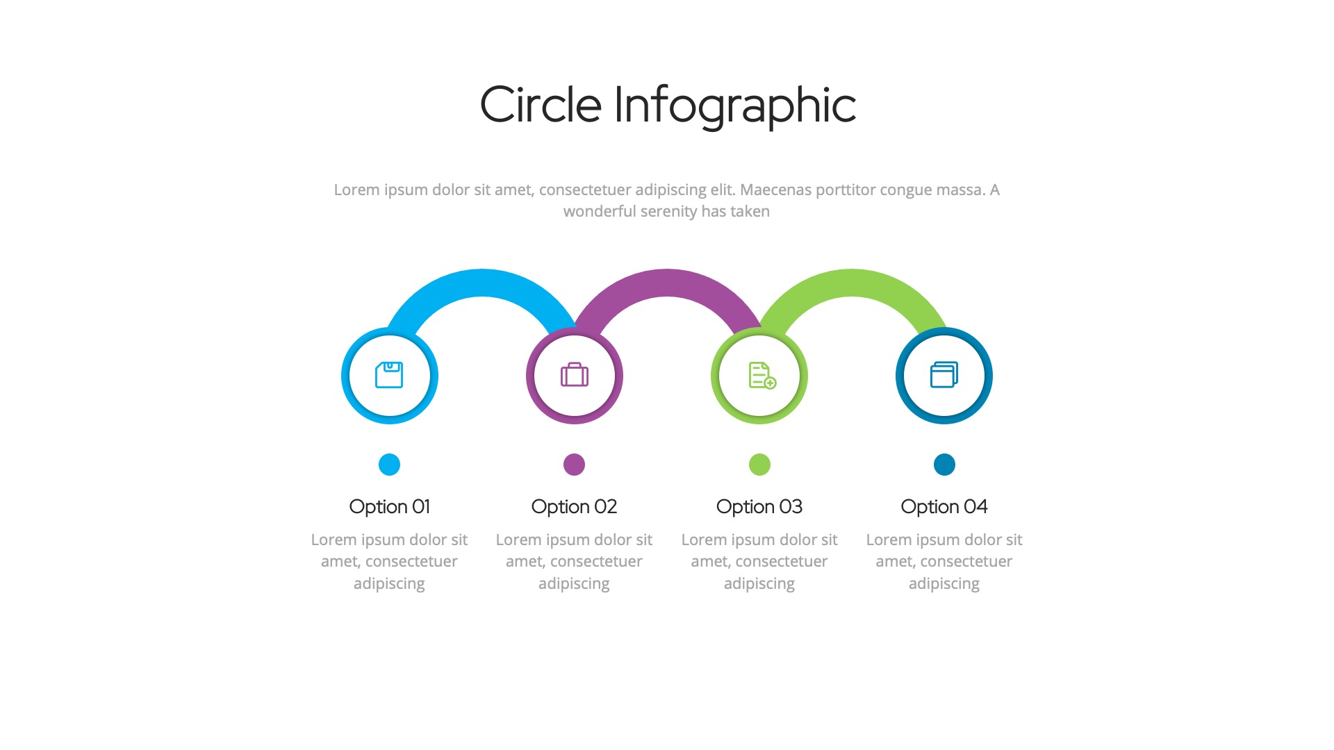 Circle Infographic Presentation Keynote, Presentation Templates ...