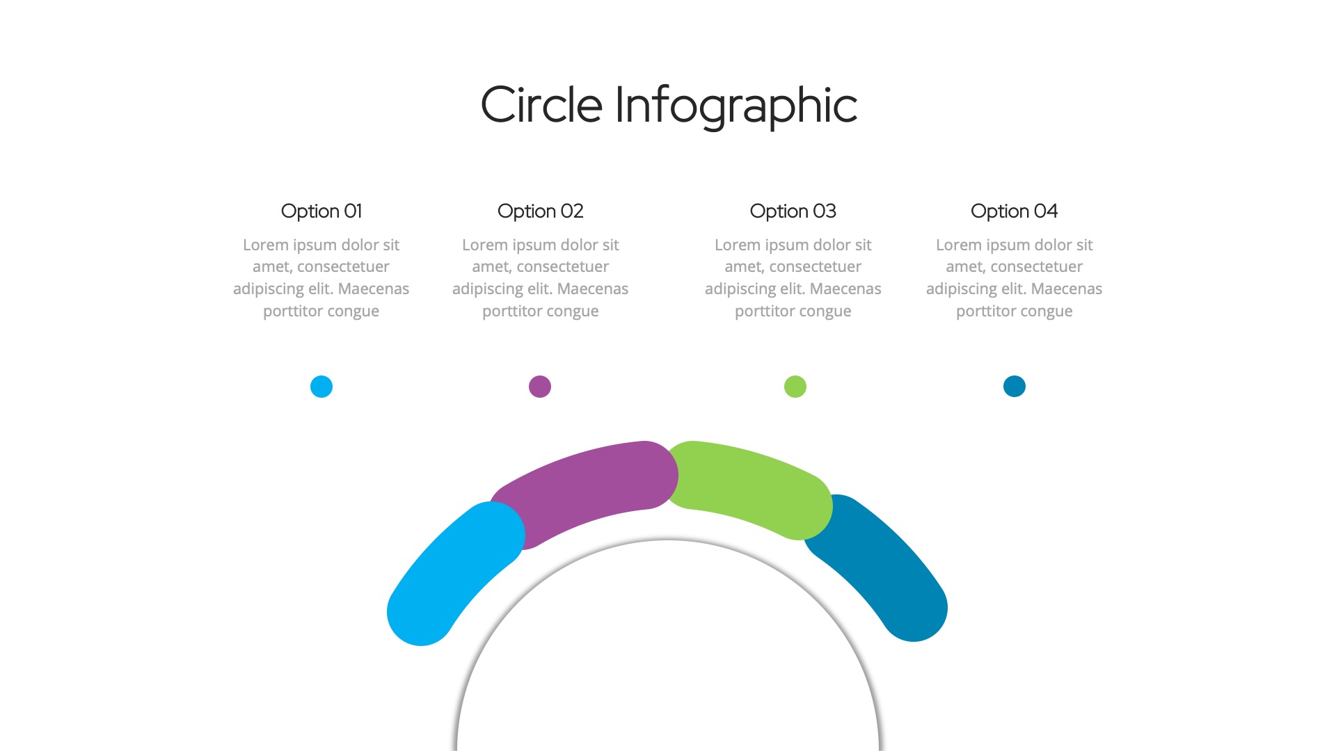 Circle Infographic Presentation Google Slides, Presentation Templates