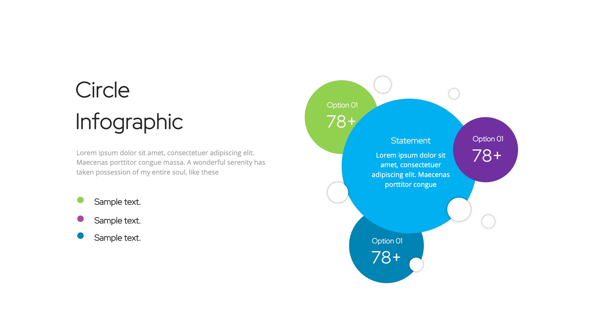 Circle Infographic Presentation Google Slides, Presentation Templates