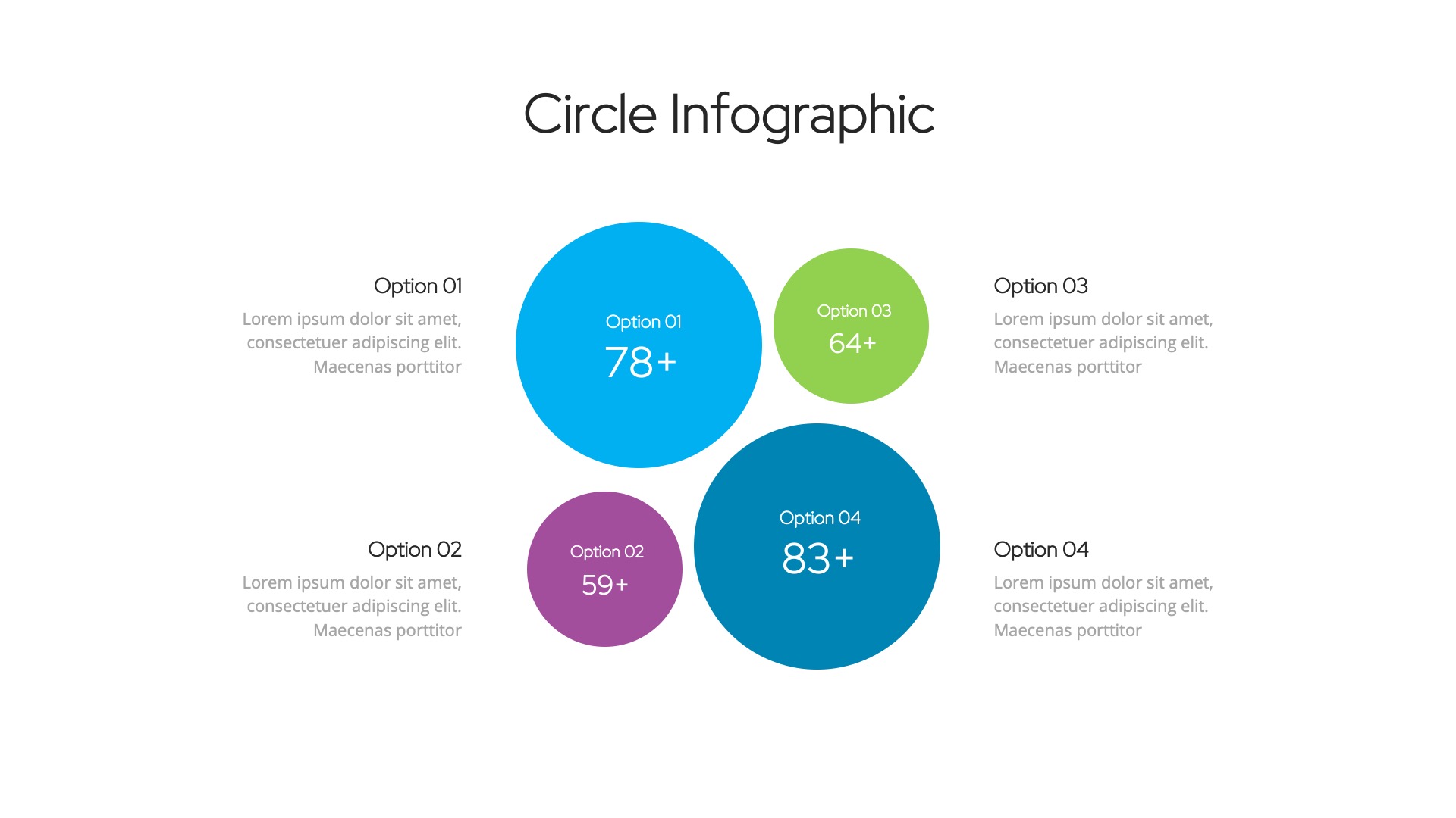Circle Infographic Presentation Google Slides, Presentation Templates