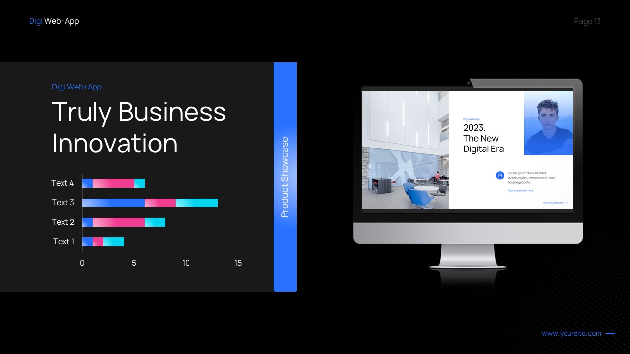 Digi Web App Product PowerPoint Template, Presentation Templates ...