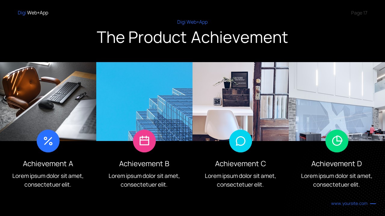 Digi Web App Product PowerPoint Template, Presentation Templates ...