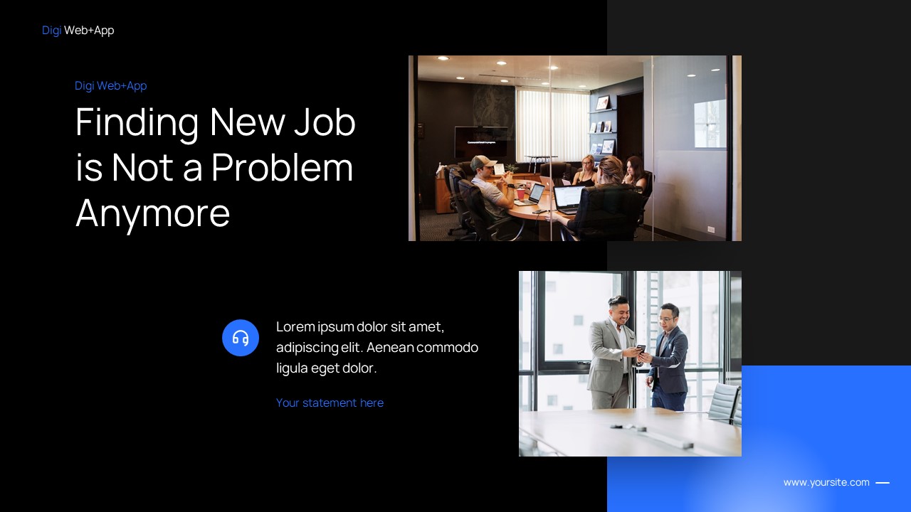 Digi Web App Product PowerPoint Template, Presentation Templates ...