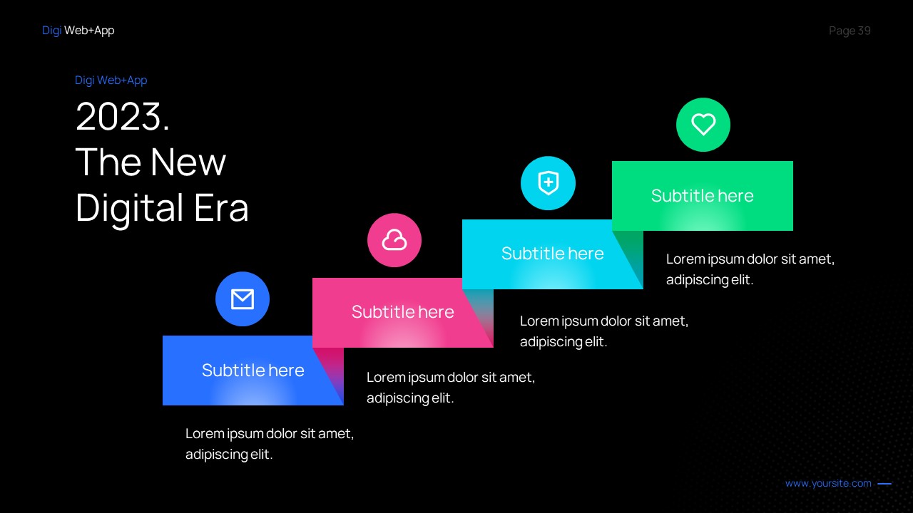 Digi Web App Product PowerPoint Template, Presentation Templates ...