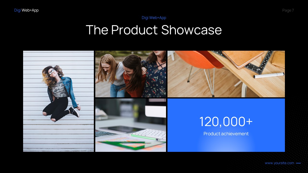 Digi Web App Product PowerPoint Template, Presentation Templates ...