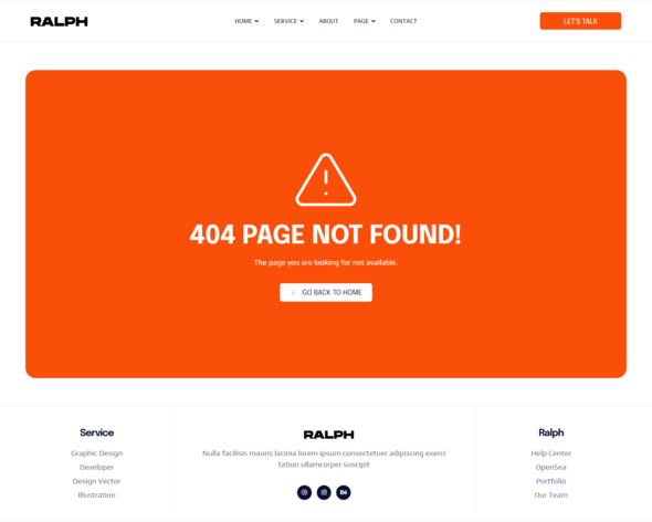 Ralph - NFT Portfolio Elementor Template Kit by imoodev | ThemeForest