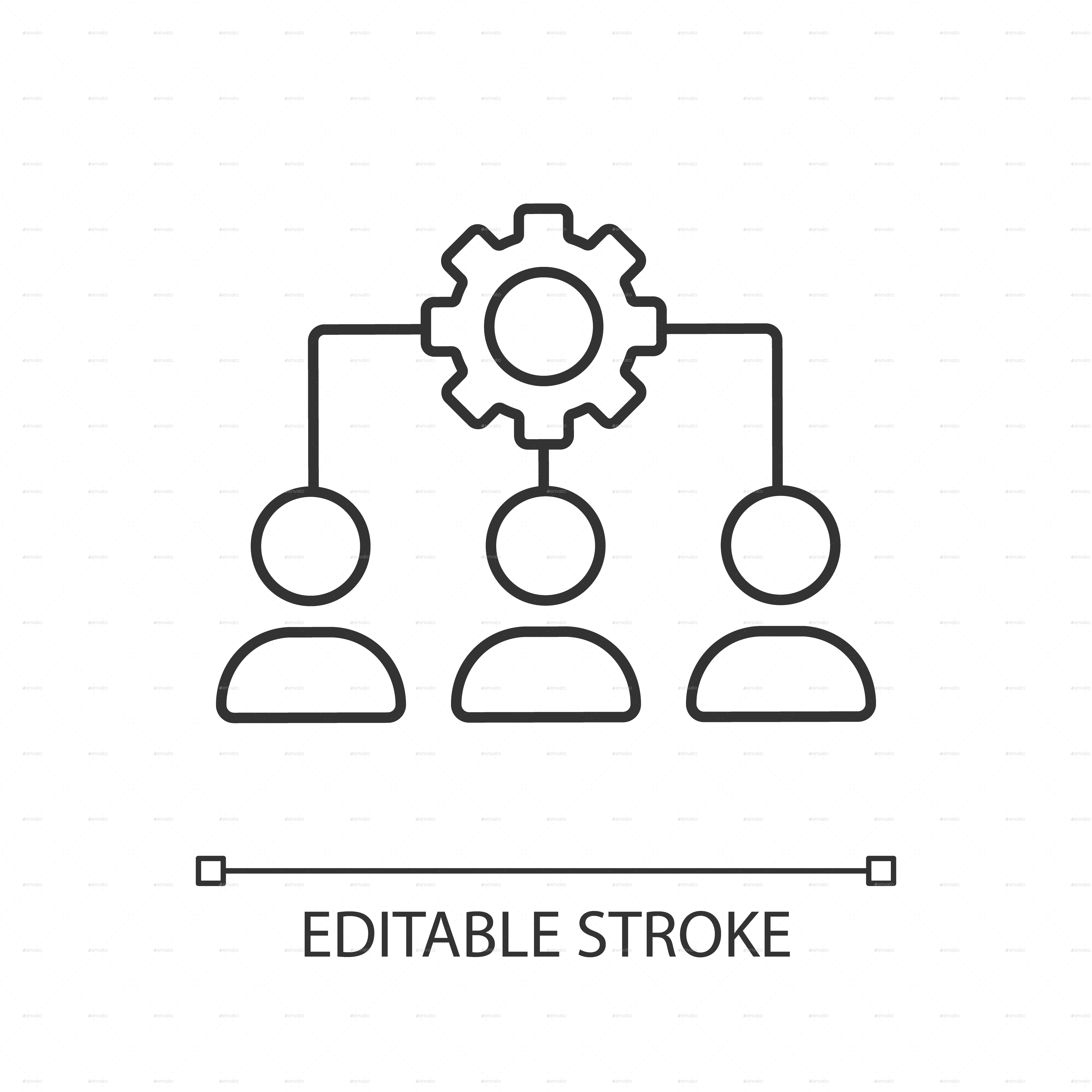Project Planning and Scheduling Linear Icons Set, Icons | GraphicRiver
