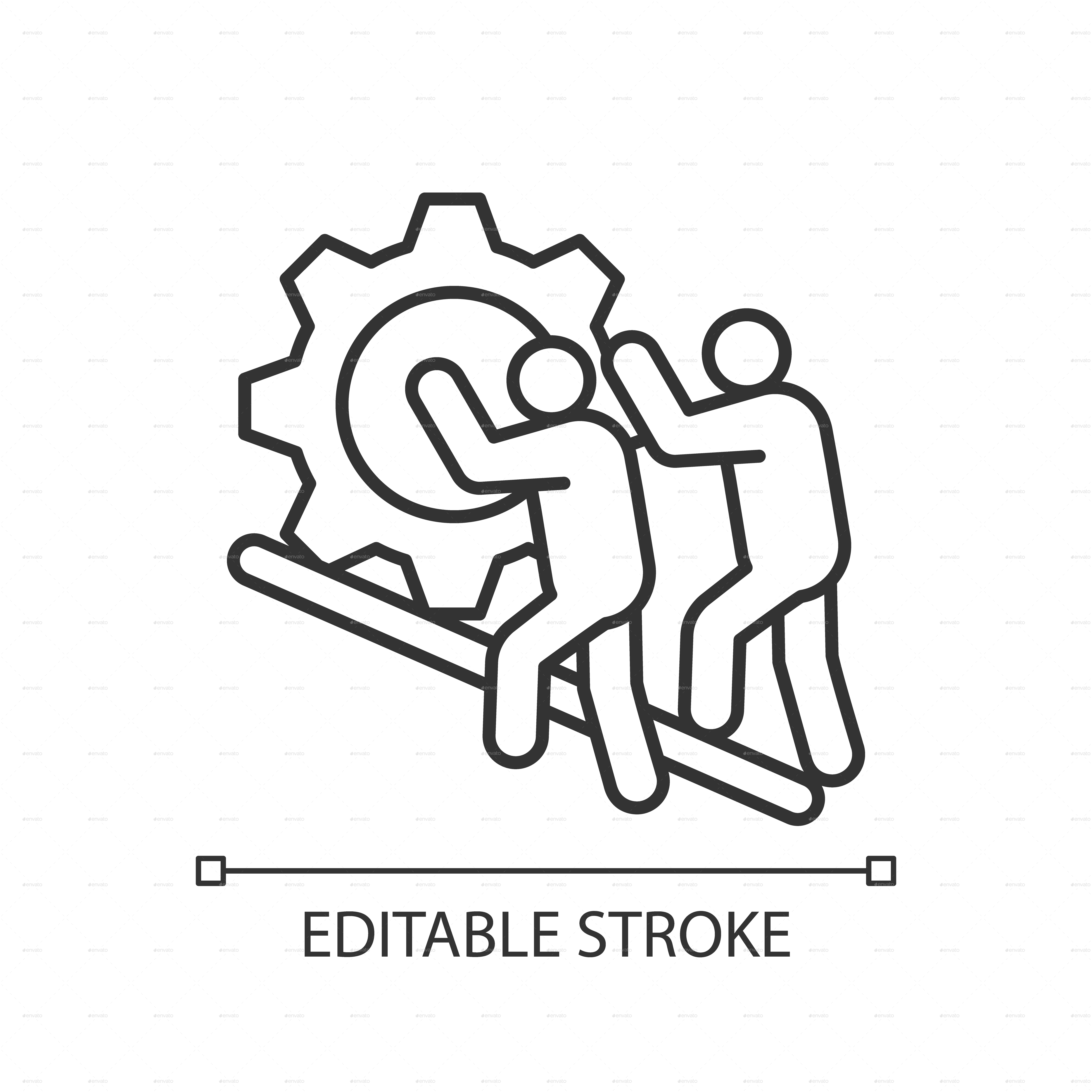 Public Sector Linear Icons Set, Icons | GraphicRiver