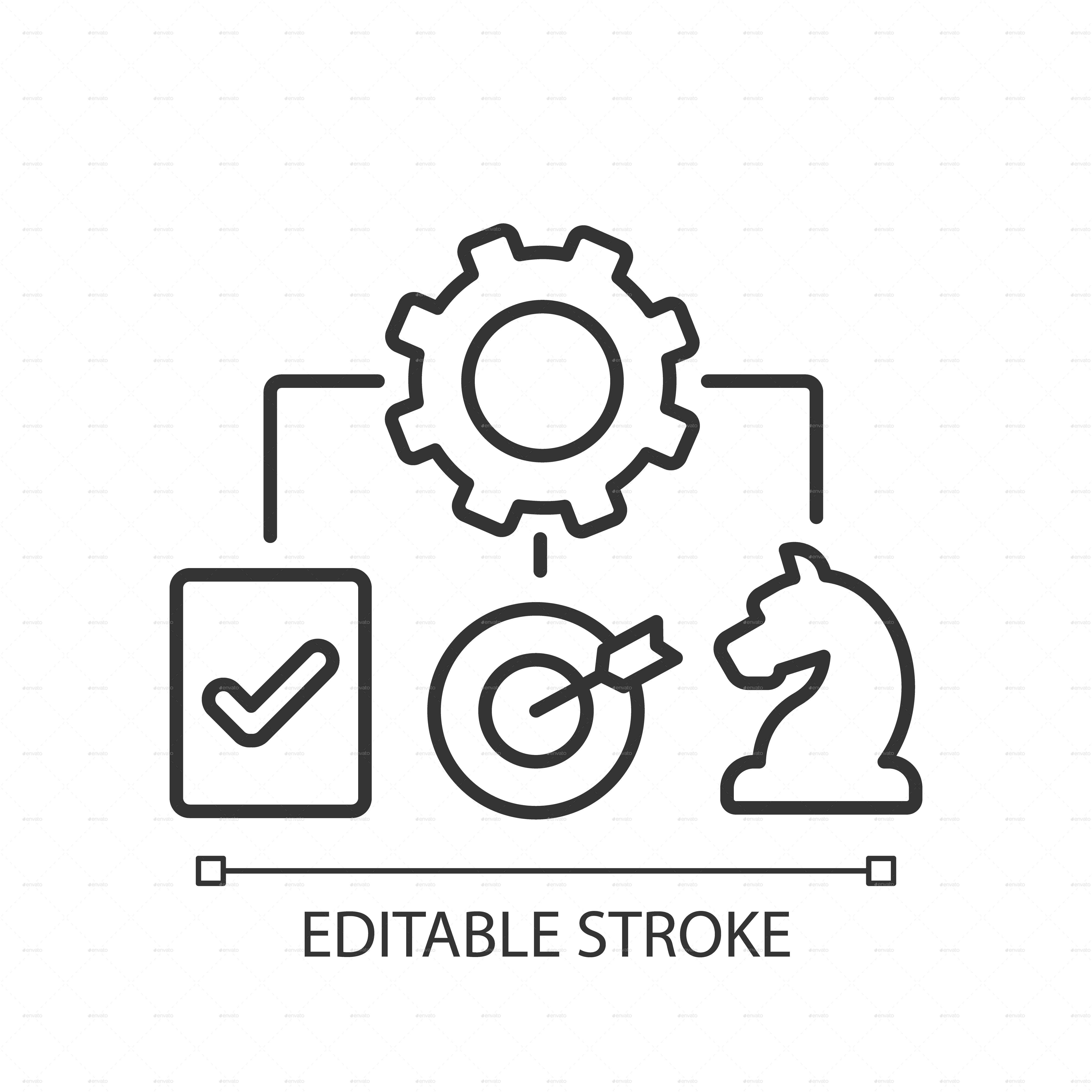 Public Sector Linear Icons Set, Icons | GraphicRiver