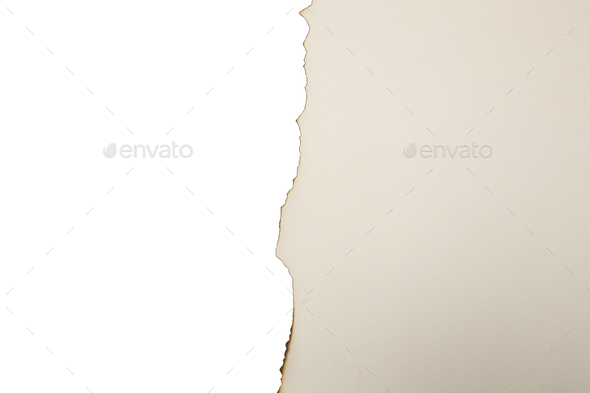 burn paper texture piece torn burned edge Stock Photo by CCpreset ...