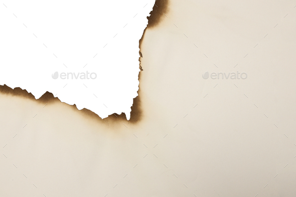 burn paper texture piece torn burned edge Stock Photo by CCpreset ...
