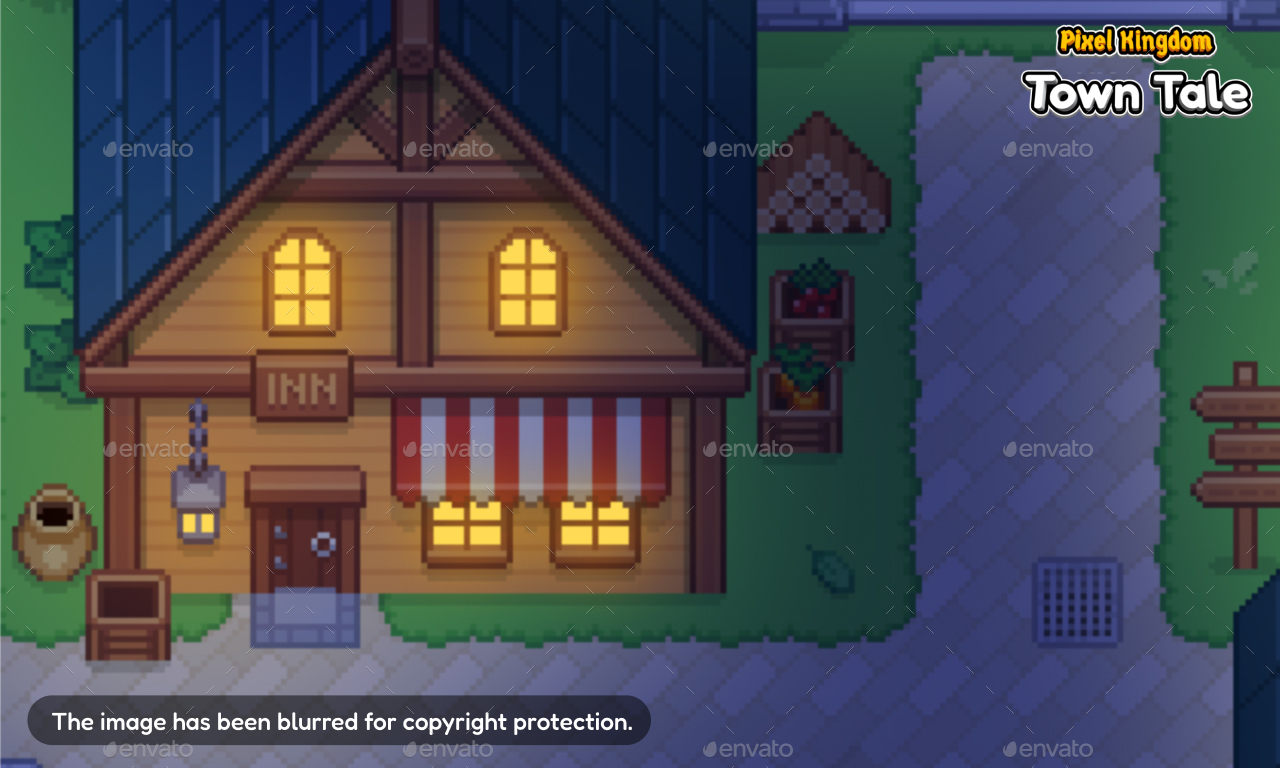 Pixel Kingdom - Town Tale Village Pack, Game Assets | GraphicRiver
