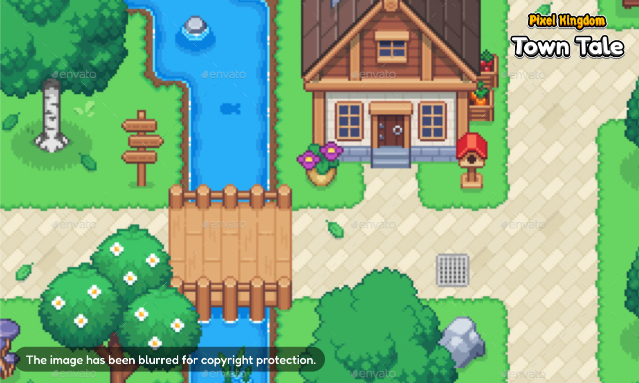 Pixel Kingdom - Town Tale Village Pack, Game Assets | GraphicRiver
