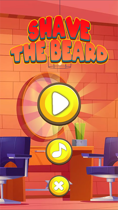 Shave the beard Game (Construct 3 | C3P | HTML5) Saloon Game by CGFX-Studio