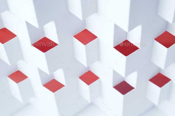 Abstract geometric background. Folded paper texture. Kirigami paperwork ...