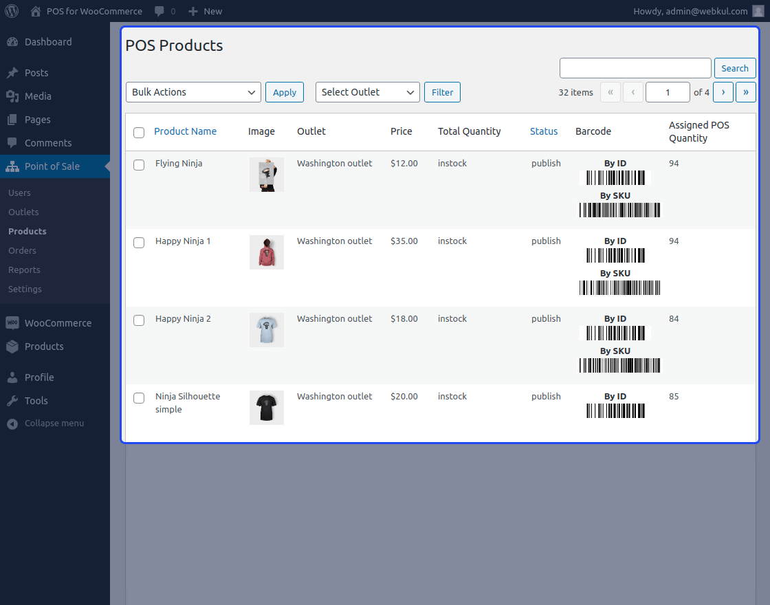 Point of Sale System for WooCommerce (POS Plugin) by webkul | CodeCanyon
