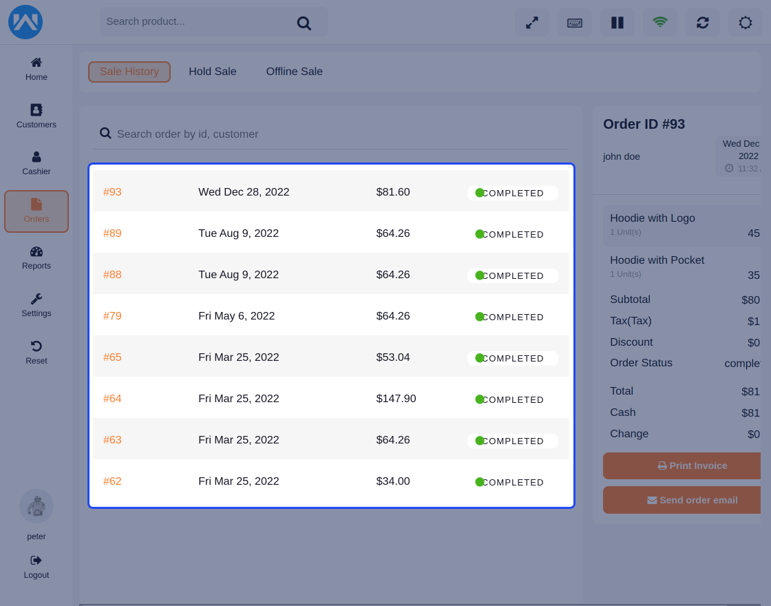 Point of Sale System for WooCommerce (POS Plugin) by webkul | CodeCanyon