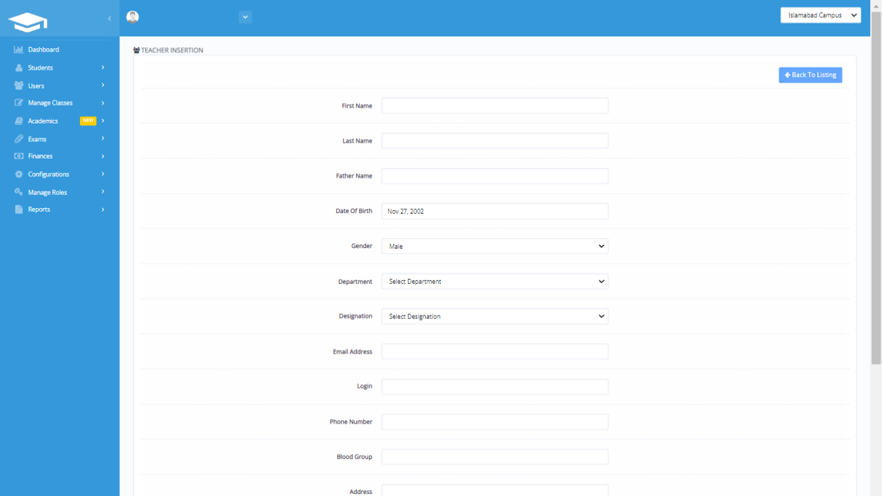 Multiple Campus School Management System by muhammad_idrees | CodeCanyon