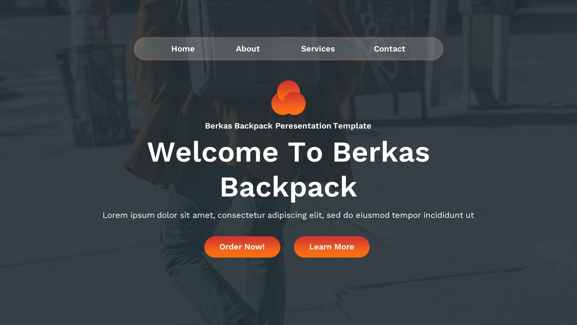 Berkas - Backpack Powerpoint Template, Presentation Templates ...