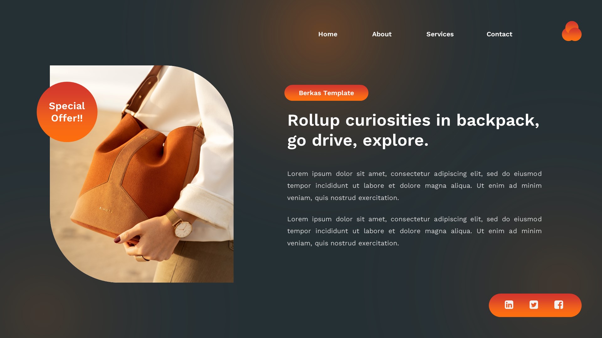 Berkas - Backpack Powerpoint Template, Presentation Templates ...