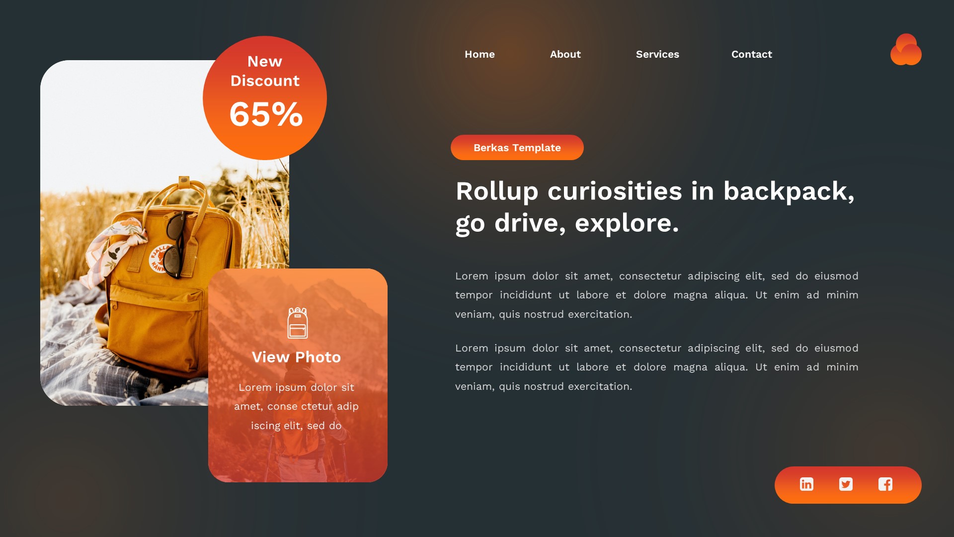 Berkas - Backpack Google Slides Template, Presentation Templates ...